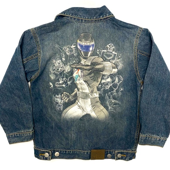 Disney | Jackets & Coats | Disney Studio Collection Power Rangers Denim ...